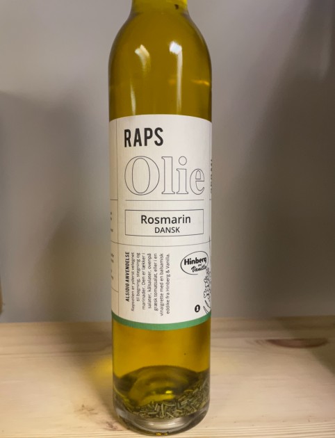 Kaldpresset Rapsolje m/rosmarin 250ml | Tomsmatprat.no